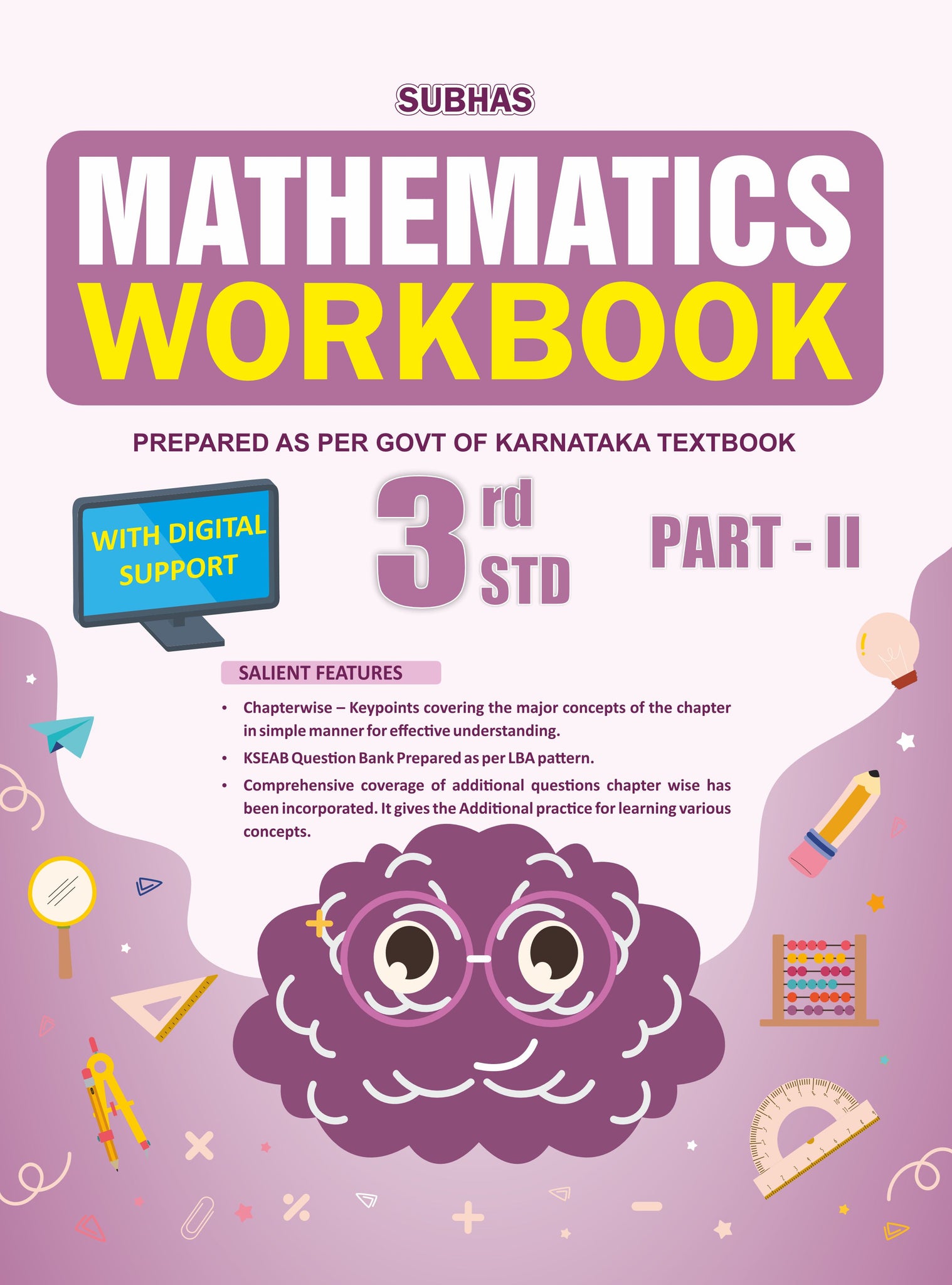 Subhas 3rd Standard Workbook Mathematics Part 1 & 2 – Subhas Publishing ...